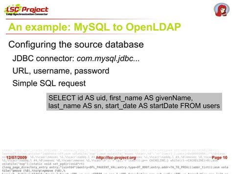 Ldap Synchronization Connector Lsc Ppt