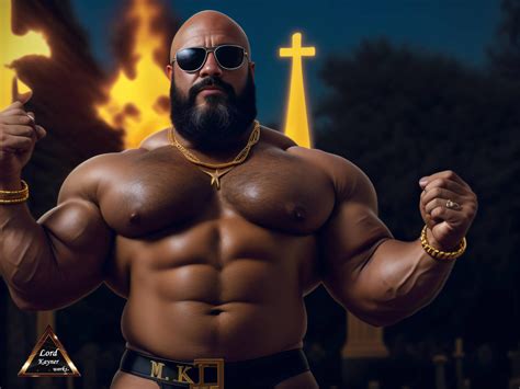 Muscle Bald Guy Flexing Shirtless By Lordkayner On Deviantart