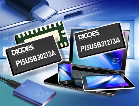 USB Gen Gen Type C Controllers From Diodes Incorporated