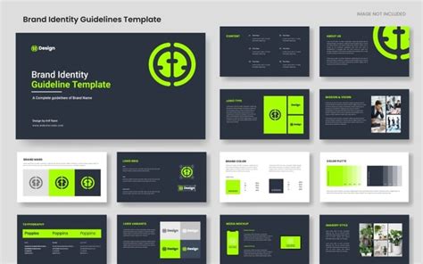 Brand Identity Guidelines Layout Corporate Brand Identity Template