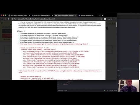 Build A Pomodoro Clock Part Front End Libraries Projects Free Code Camp