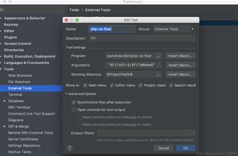 Mac环境下phpstorm配置php Cs Fixermac Phpstorm配置php Cs Fixer Csdn博客