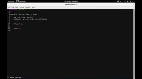 Gtk 3 Tutorial Hello World C Programming Linux Youtube