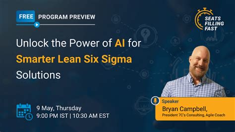 Webinar Power Of AI For Smarter Lean Six Sigma Solutions