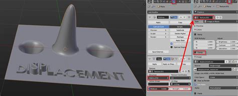 Displacement Modifier 32 Bit Exr Files Materials And Textures