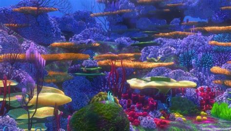 Finding Nemo Underwater Scene