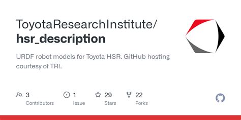 GitHub ToyotaResearchInstitute Hsr Description URDF Robot Models For Toyota HSR GitHub
