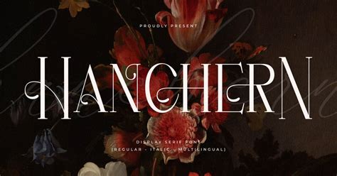 Hanchern Display Serif Font Serif Ft Branding And Font Envato