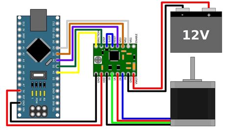 Программа для управления шаговым двигателем Песочница Раздел для