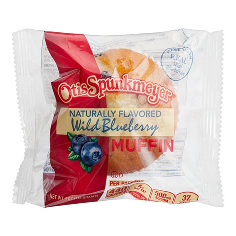 Otis Spunkmeyer Individually Wrapped Wild Blueberry Muffin 4 Oz 24 Case