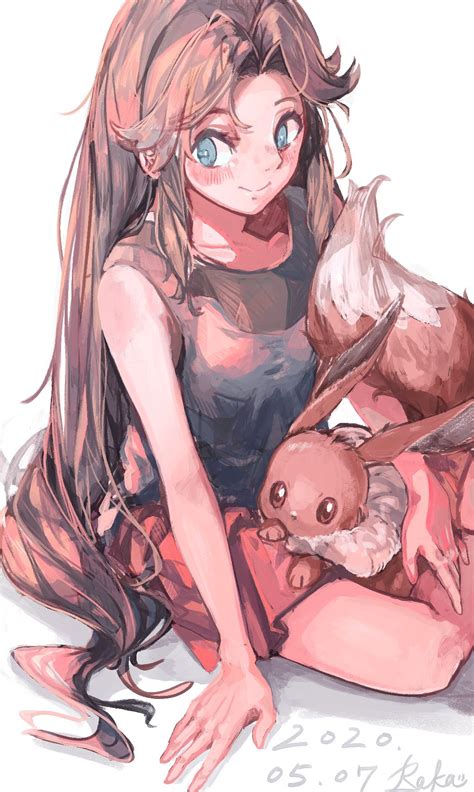 Eevee And Leaf Pokemon And More Drawn By R Aka Danbooru