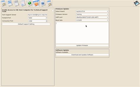 Mycnc Advanced Cnc Control Software Mycnc Et10 Reflash Firmware