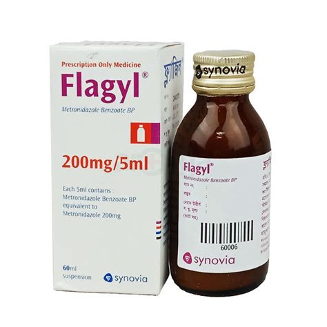 Flagyl 200mg5ml Suspension Arogga Online Pharmacy