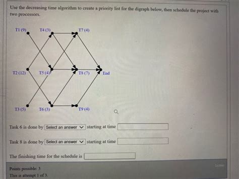 Solved Use The Decreasing Time Algorithm To Create A