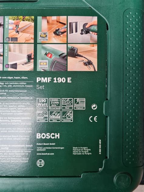 Bosch - PMF 190 E Multifunctioneel Gereedschap - Set | bol