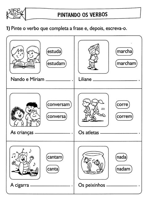Atividade Sobre Verbos Ideias Divertidas Para Aplicar Em Sala