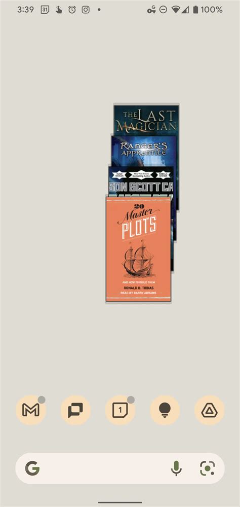 Google Play Books Receiving Redesigned Widget Will Include Audiobook Progress Indicator