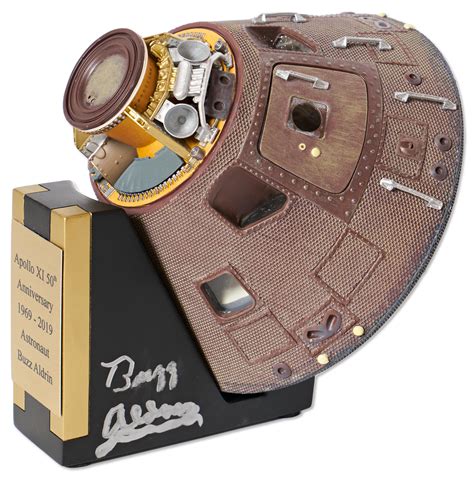 Item Detail Buzz Aldrin Signed Apollo 11 Command Module Model