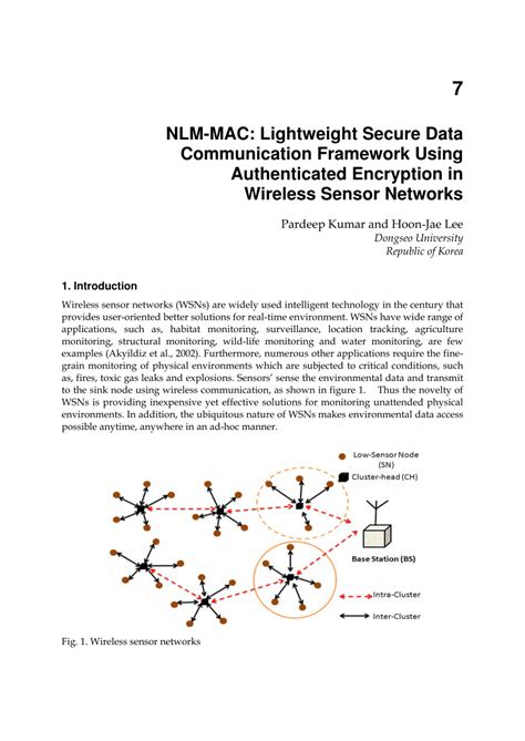 Pdf Nlm Mac Lightweight Secure Data Communication Framework Using