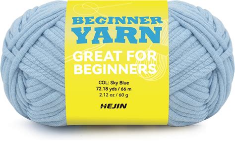 60g Blue Yarn For Crocheting And Knitting 66m 72yds
