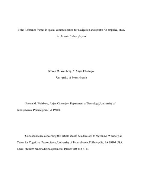 pdf reference frames in spatial communication for navigation and