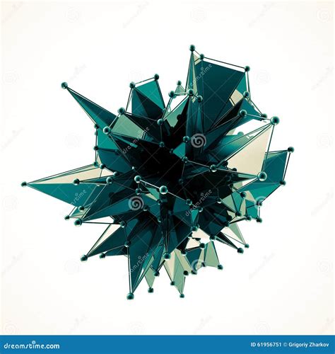 Structure 3d Render Computer Graphics Cg Crystal Illustration One