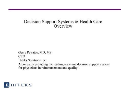 Dss Expert Systems Ppt