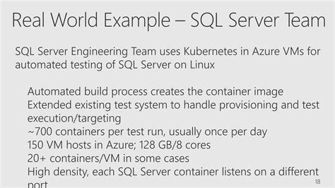 Microsoft Ignite 2017 Sql Server On Kubernetes Swarm And Open Shift