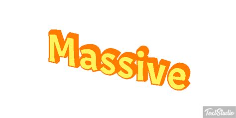 Massive Word Animated  Logo Designs