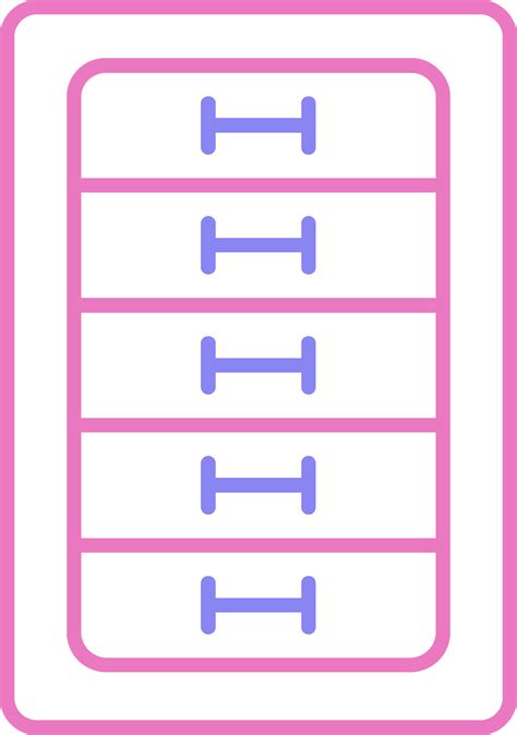 Cabinet Drawer Linear Two Colour Icon Vector Art At Vecteezy