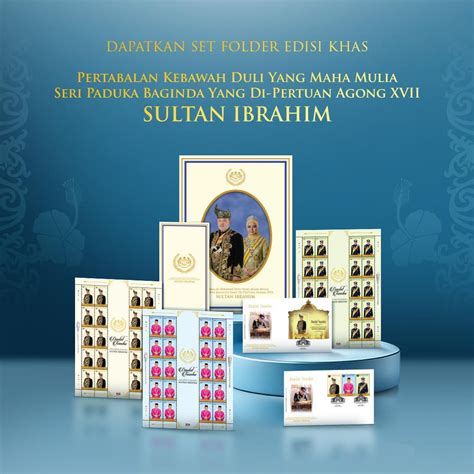 Full Folder Set Stamps Pertabalan Agong Ke 17 Hobbies And Toys