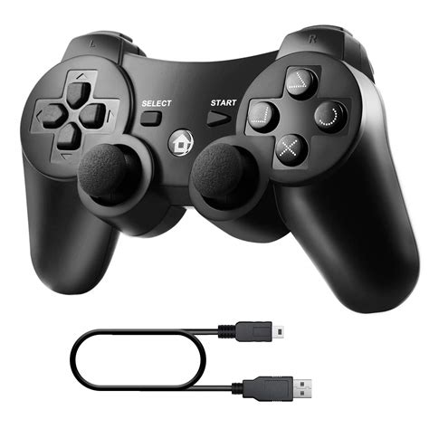 Diswoe Ps3 Wireless Controller Wireless Controller For Playstation 3 Double Shock Gaming
