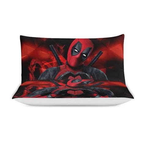 Deadpool Bedding Sets Cute Bed Cover Anime Cartoon 3d Printed Lightweight Room Decor Sets 1