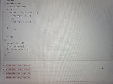 solved question 4 1 pts identify the base case for the