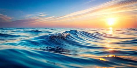 Abstract Waves Inspired By Soothing Melody Pattern Ai Generated Content Stock Illustration