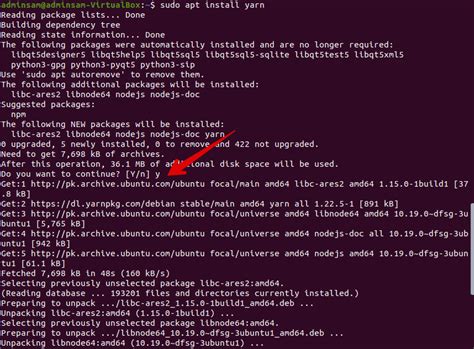 How To Install Yarn On Ubuntu 2004 Linuxways