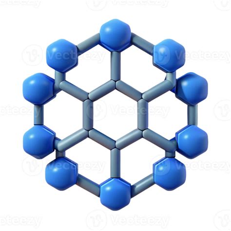 Gorgeous Dynamic Industrial Geometric Pattern Of Connected Hexagons Crisp Edges Flat Color