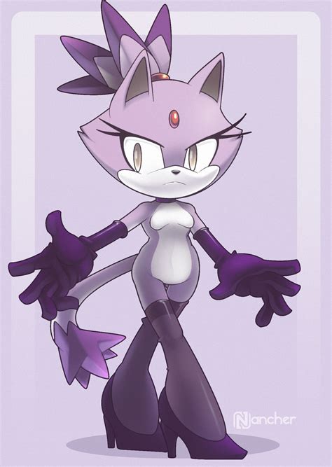 Blaze In Lingerie 1 By Nancher On Deviantart