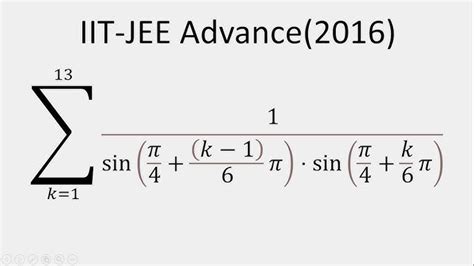Advanced Trigonometry Problems Advanced Trigonometry Problems