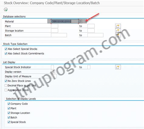Stock Overview Mmbe Sap Functional And Technical Review Bapimaterial