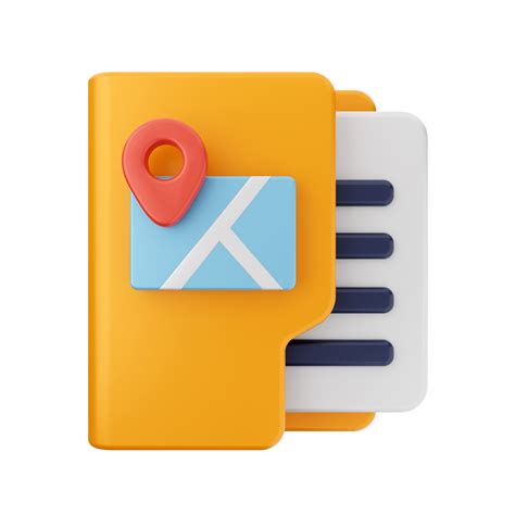 3d Folder File Icon Illustration 22358294 Png