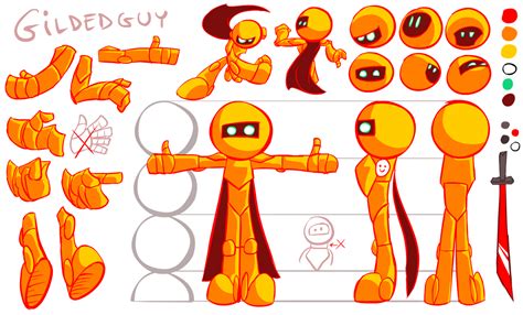 Gildedguy Model Sheet By Gildedguy On Deviantart
