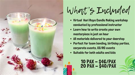 Hari Raya Candle Making Workshop Hosted By Partymojo