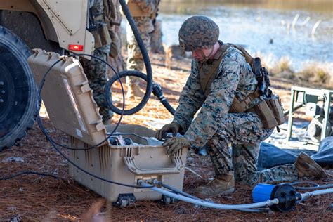 DVIDS Images CLB Marines Conduct Water Purification In A JLTV Image Of