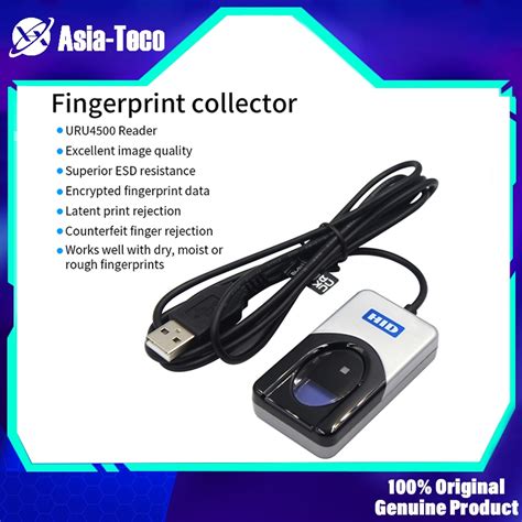 Encrypted Fingerprint Collector Scanner Digital Persona Uareu 4500