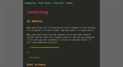 Pixel Kit Running MicroPython First Steps Trybotics