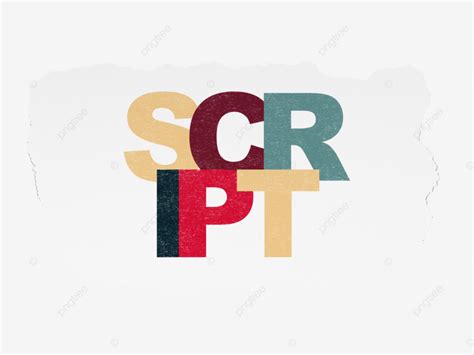Software Concept Script On Torn Paper Background Java Php Script