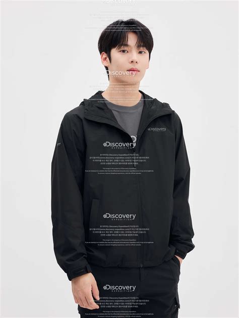 디스커버리 익스페디션 베르텍스 남성 리버티 바람막이 Black