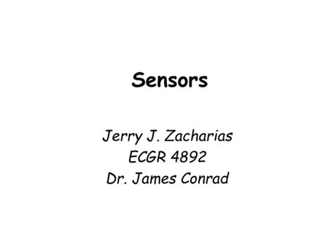 Ppt Sensors Powerpoint Presentation Free Download Id 9443695