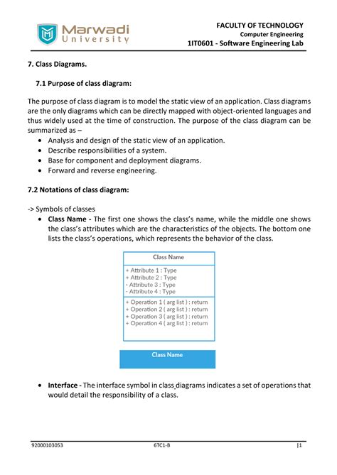 Software Engineering Class Diagrams 7 Purpose Of Class Diagram The Software Engineering Class Diagrams 7 Purpose Of Class Diagram The